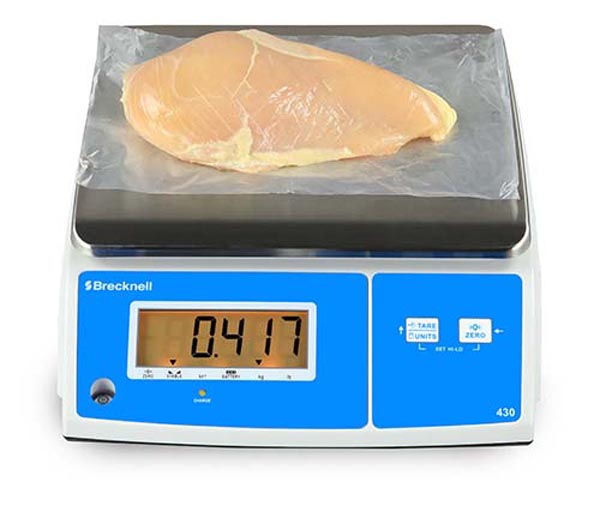 Brecknell 430-15 Portion Control Scale, 15 lbs (7 kg) x 0.001 lbs (0.0005 kg)