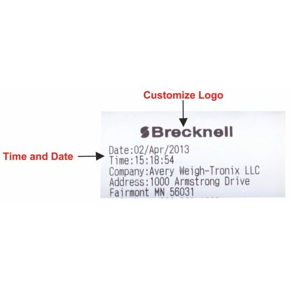 Brecknell - CP103 Compact Thermal Printer w/ Date/Time