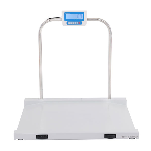 Brecknell MS1000-LCD Wheelchair Scale, 1,000 x 0.5 lbs