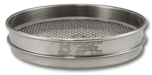7383 - 200MM Test Sieve, No. 20 Mesh, Half Height, Stainless Frame ...